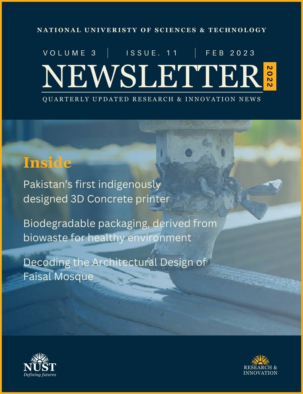 NUST Research & Innovation Newsletters – National University of ...
